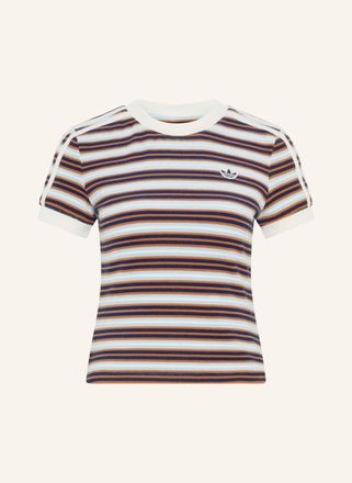 adidas Originals Adidas Originals T-Shirt Adidas Originals Summer Glow Slim Striped Aus Frottee blau