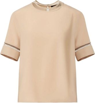 Fabiana Filippi Femme, Blouses et Chemises, Beige, Taille: 40 FR Blouse