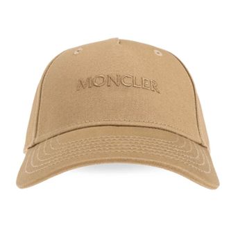 Moncler Femme, Accessoires, Beige, Taille: ONE Size Casquette Beige avec Logo Brod&eacute; et Sangle R&eacute;glable