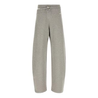 The Attico Wide-Leg Sweatpants - - Trousers - Damen - Grau - M