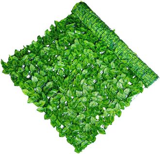 Yardwe K&uuml;nstliches Blatt Zaunnetz 0,5x3m Lebensechte Uv Best&auml;ndige Balkon Und Gartendekoration Witterungsbest&auml;ndiges PVC Material Einfache Montage