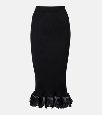 FFORME Jupe midi Riley en laine mélangée