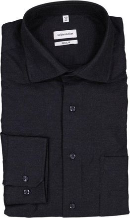 Seidensticker Seidensticker Herren Hemd blau