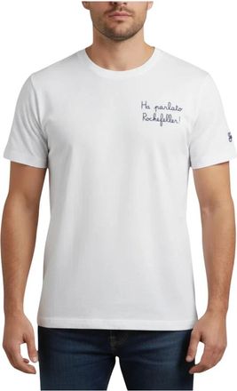 MC2 Saint Barth Homme, Tops, Blanc, Taille: XL Portofino T-Shirt