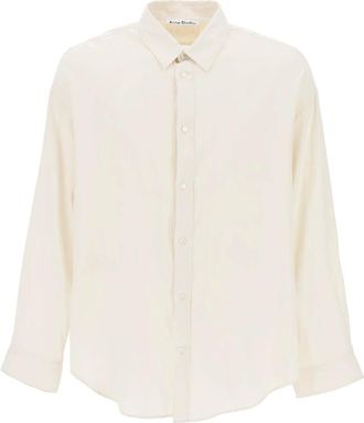 Acne Studios Homme, Chemises, Beige, Taille: M Casual Shirt