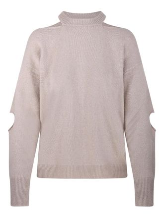 Federica Tosi pull à découpes - Tons neutres