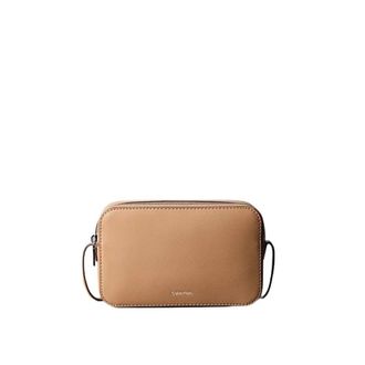 Calvin Klein Foil Logo Umh&auml;ngetasche - - Bags - Damen - Beige - ONE SIZE
