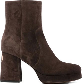 Valentino Garavani Femme, Chaussures, Brun, Taille: 41 EU Bottine Fawcette