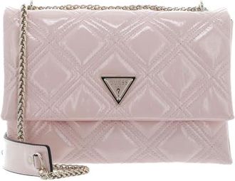 Guess Deesa Crossbody Flap, Sac Convertible, Rabat bandoulière Femme, Rose poudré, Taille Unique