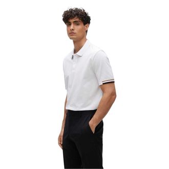 HUGO BOSS Parlay 147 Poloshirt f&uuml;r Herren (Wei&szlig;)