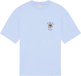 Dr&ocirc;le de Monsieur Homme, Tops, Bleu, Taille: S T-Shirt 100% Cotone