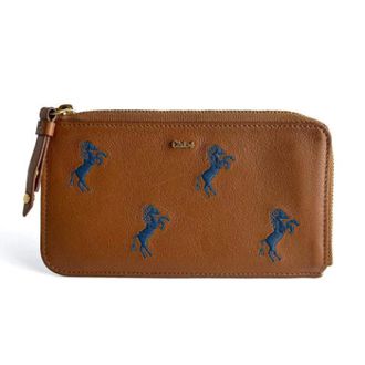 Chlo&eacute; Portefeuille en cuir Pre-owned - Femme - Pre-owned - Brun - Taille: ONE Size