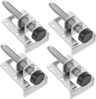 DOITOOL 4 Stück Teiliges Verstellbares Möbel Nivellierfüße Schwerlastfähige rutschfeste Sockelfüße für Schränke Tische Werkbänke Stabile Möbelstützen mit Lang