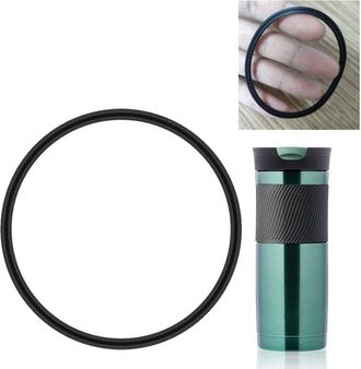 Generic Silikon O-Ring Flaschendeckel Dichtungen, Silikon Deckel Dichtung Ersatz, Auslaufsichere Dichtungsringe für Edelstahl Vakuumbecher Wasserflaschen Deck