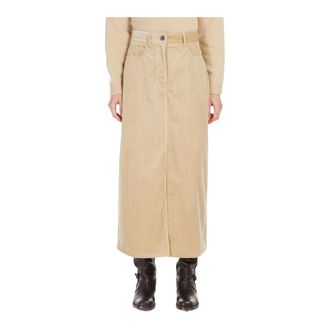 Max Mara Femme, Jupes, Beige, Taille: 44 FR Ghiotto Skirt