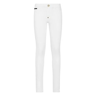 Philipp Plein Damen, Jeans, Wei&szlig;, W27Gr&ouml;&szlig;e