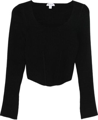 Alaia Square-neck Sweater