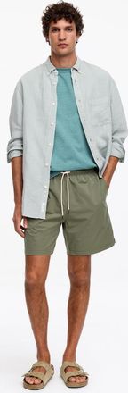 Arket Sportliche Badeshorts -Gr&uuml;n