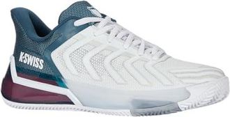 Dunlop K-Swiss Homme Ultrashot 4 Chaussures de Tennis, White Stargazer Neon Blaze, 42.5 EU