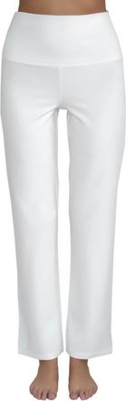 Leela Cotton Damen vegan Yogahose Straight Leg Offwhite