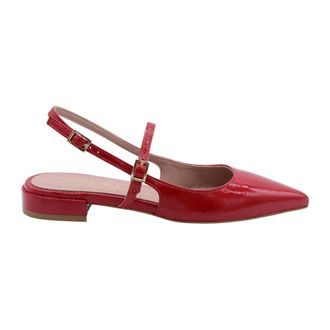 Scapa Stilvolle Slingback Ballerinas - - Shoes - Damen - Rot - 37 EU