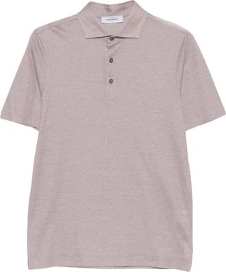 Gran Sasso Polo boutonn&eacute; - Homme - Tops - Beige - Taille: XL