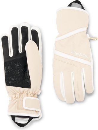 Bogner Handschuhe Hilla für Damen - Sand/Weiß - 6,5