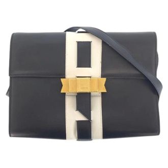 Celine Pre-owned Pochette Sac Bandouli&egrave;re Vintage - Femme - Pre-owned - Bleu - Taille: ONE Size