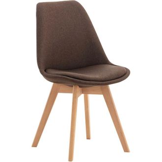 Clp Chaise enfant en polypropyl&egrave;ne et tissu - Design scandinave - Assise confortable 39x44cm - Charge max 115kg - Protection des sols int&eacute;gr&eacute;e