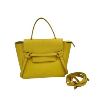 Celine Pre-owned Cuir sacs-celine - Femme - Pre-owned - Jaune - Taille: ONE Size