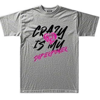 Generic AJ Lee Crazy is My Superpower Merch T-shirt d&eacute;t&eacute; tendance d&eacute;contract&eacute; Y2K T-shirt sport unisexe, gris, S