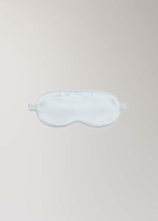 Mango Masque 100 % soie argent - Femme - Taille unique - MANGO
