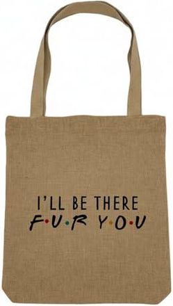 Fabulous Sac Shopping Tote Bag Aspect Lin - Cat Dog Fart Pun Friends - Sac de Courses Toile Epaisse 360g Beige Naturel Cabas Port&eacute; Epaule Solide Imprim&eacute; en Fra