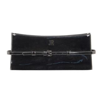 John Richmond Pochette Asimmetrica con Cintura Decorativa - - Bags - Damen - Schwarzk - ONE SIZE