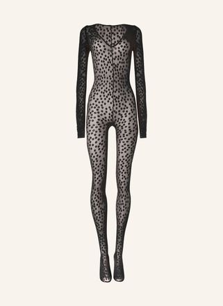 Wolford Wolford Catsuit Sweet Dots Catsuit schwarz