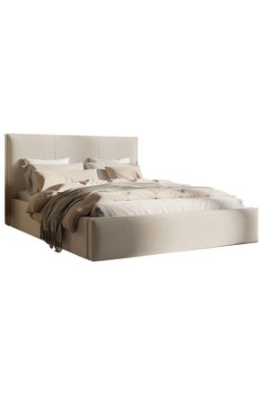 Boxxx Polsterbett, Beige, Holz, Metall, Birke, Schichtholz, 160x200 cm, Bettkasten, gepolstertes Kopfteil, in verschiedenen Gr&ouml;&szlig;en erh&auml;ltlich, Schlafzimmer,