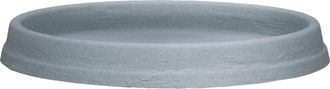 Scheurich Marcella, Untersetzer aus Kunststoff, Farbe: Stony Grey, 44,5 cm Durchmesser, 4,1 cm hoch, 2,9 l Vol