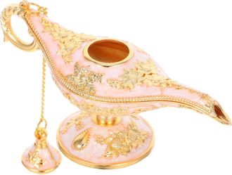 SOLUSTRE Lampe Retro Tischornament Vintage-Lampe Dekorative Lampenstatue Schreibtischlampenmodell-dekor Retro-Lampe Partylichtstatue Haushaltslampe