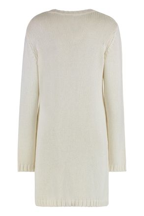 Sablyn Womens Libby Knitted Dress White Cotton