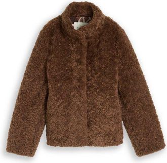 Tom Tailor Sommerjacke Jacken Kunstfelljacke mit Stehkragen