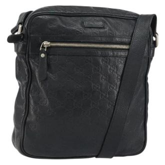 Gucci Pre-owned Leder Crossbody Bag - - Pre-owned - Damen - Schwarzk - ONE SIZE
