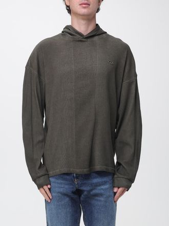 Diesel Relaxed-Fit-Hoodie aus Baumwolle mit Oval-D-Logo