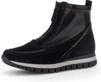 Gabor Damen Klassische Stiefeletten, Frauen Boots,Wechselfußbett,Komfortable Mehrweite (H),schw./Vulcano(Mic),38.5 EU / 5.5 UK