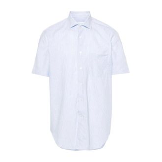 Xacus Gestreiftes Hemd - - Shirts - Herren - Blau - M