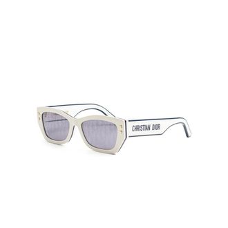 Dior Femme, Accessoires, Blanc, Taille: 53 MM Diorpacific S2U 95A8 Lunettes de soleil