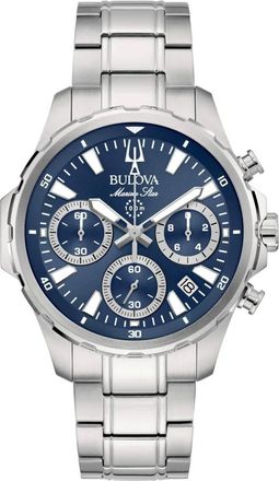 Bulova Homme, Accessoires, Bleu, Taille: ONE Size Marine Star Chronograph