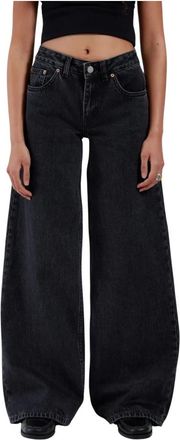 Dr. Denim Femme, Jeans, Noir, Taille: W25 Jeans D&eacute;lavage Jambe Droite Taille Haute