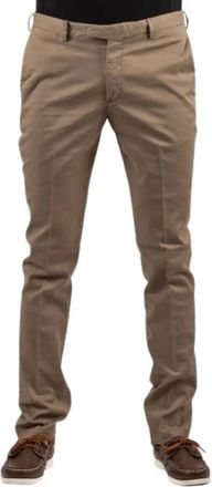 Hindustrie Homme, Pantalons, Beige, Taille: 4XL Slim-fit Pantalons
