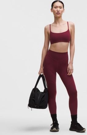 lululemon Legging taille haute avec empi&egrave;cements en Everlux pour Femmes - Burgundy - Taille 10