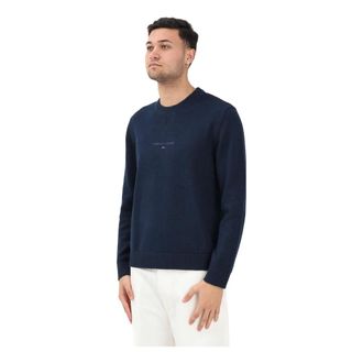 Tommy Jeans Homme, Pulls, Bleu, Taille: M TJM Slim Linear Sweater